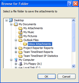 How to store the detached attachments of an email to custom file folder ...