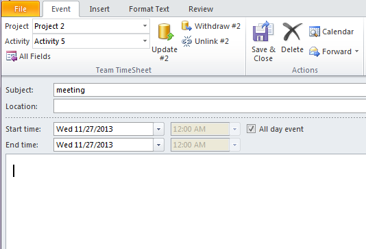 Re-use already published appointment/task items in Outlook to re ...