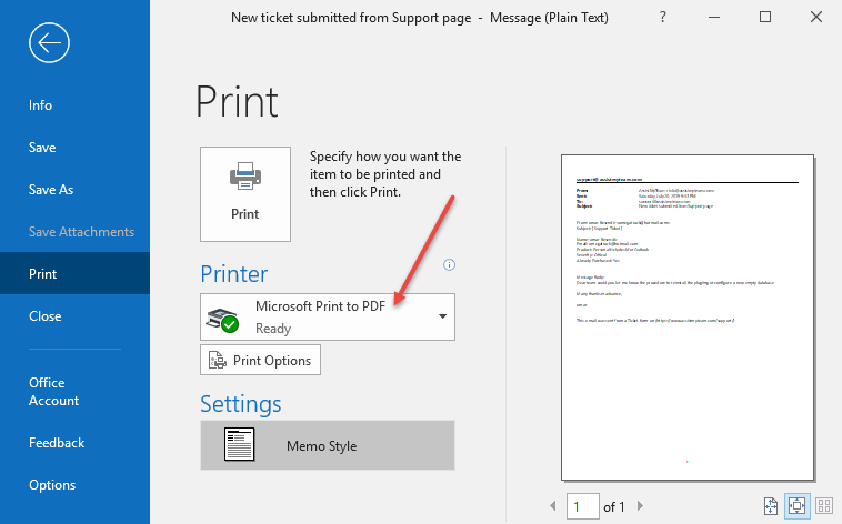 How To Save Email To PDF File With Attachments AssistMyTeam