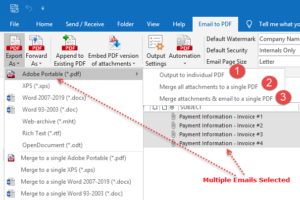 How to save email to PDF file with attachments - AssistMyTeam