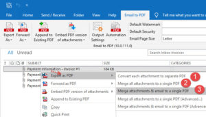 How to save email to PDF file with attachments - AssistMyTeam