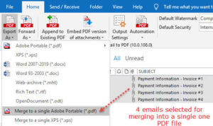 How to save email to PDF file with attachments - AssistMyTeam