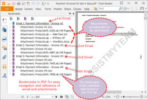 How to save email to PDF file with attachments - AssistMyTeam